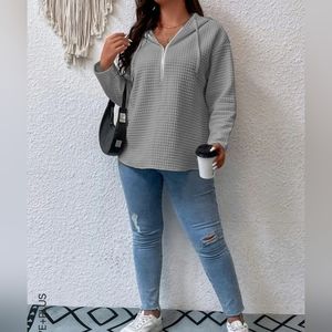 SHEIN | Tops | Grey Hoodie | Poshmark